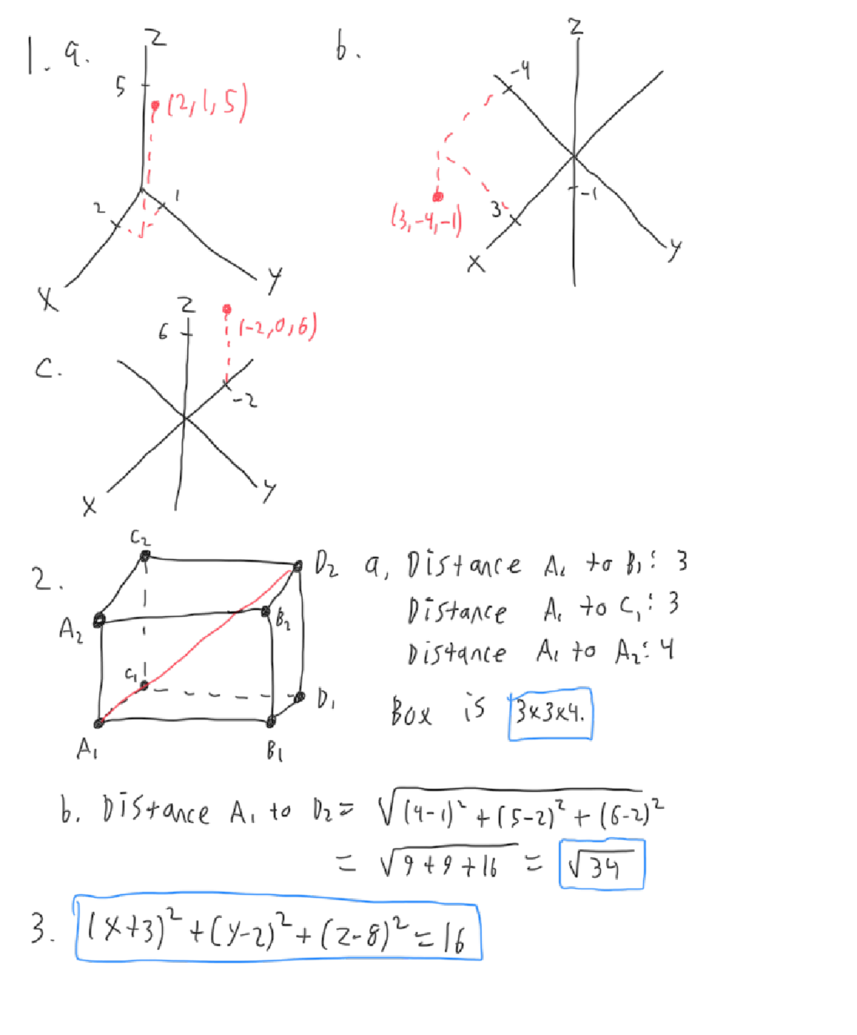 MATH 200 HW#1 Ans - Multivariate Calculus HW#1 Problems - MATH 200 ...