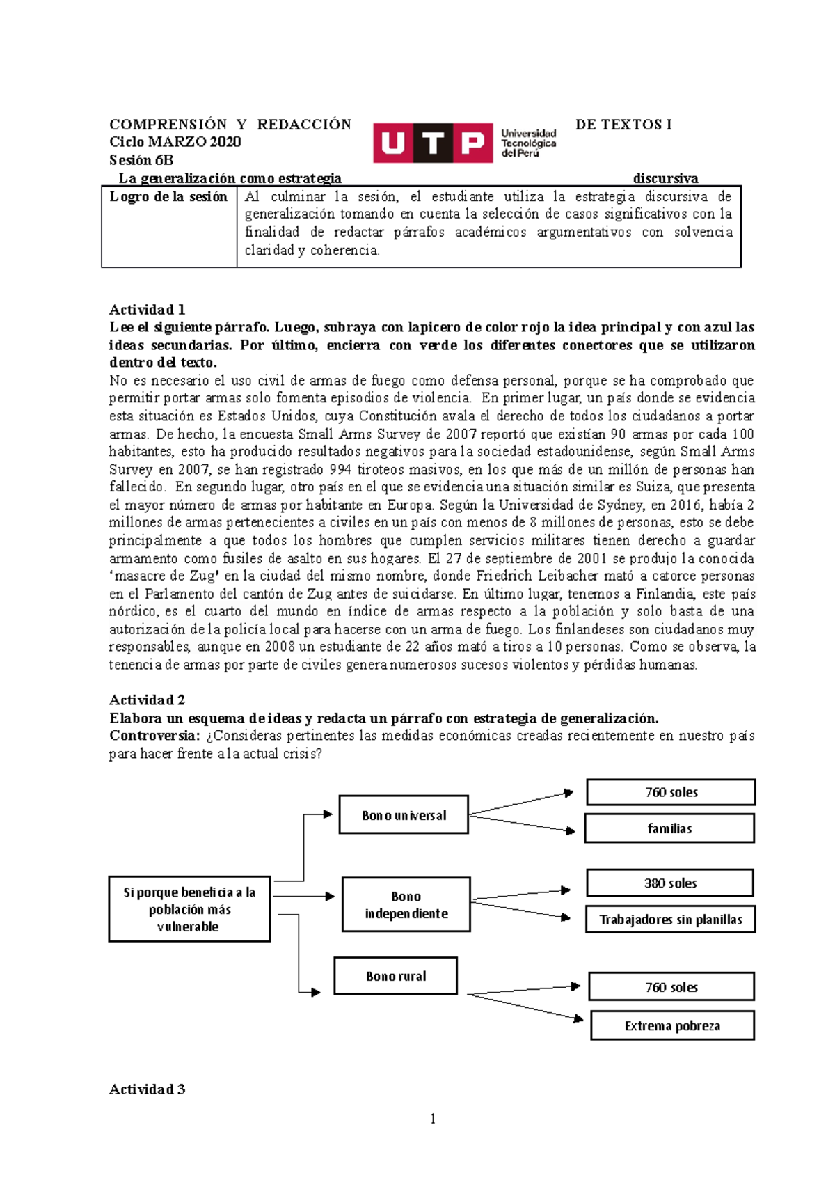 Cpm´rension 1 - fdfdfdfdfdfd - COMPRENSIÓN Y REDACCIÓN DE TEXTOS I ...