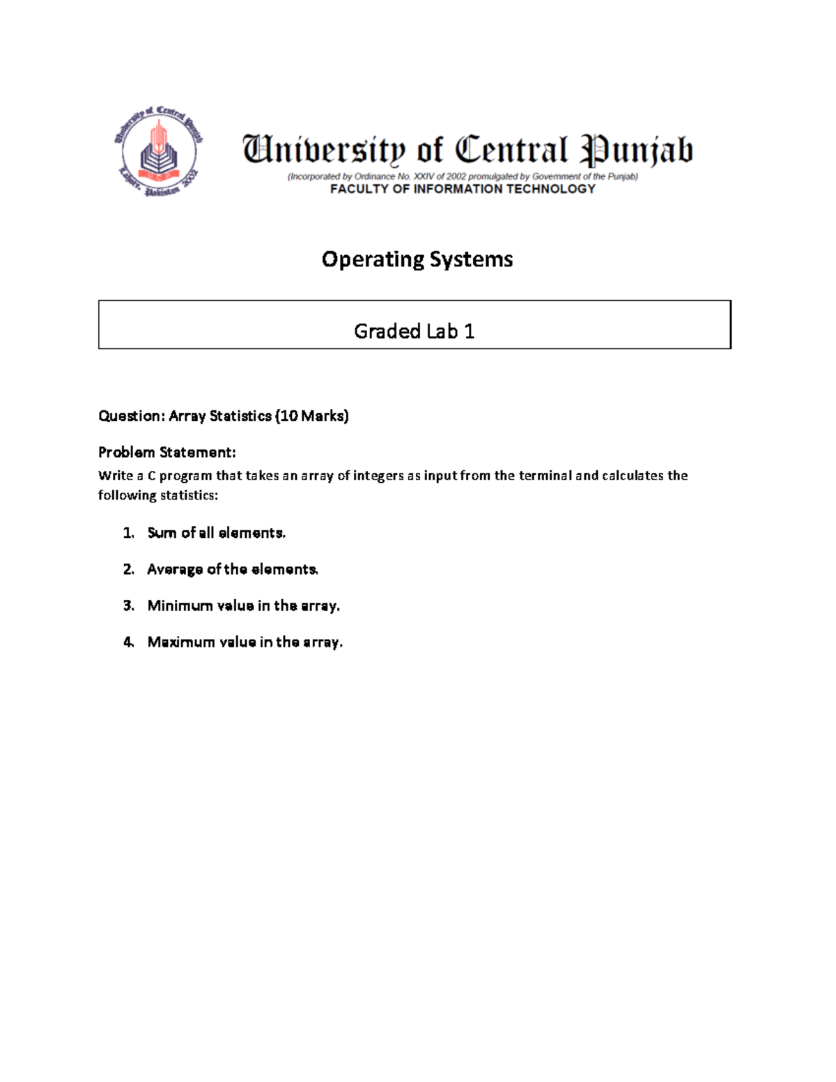 OS Graded Lab 1 - Abraham Silberschatz-Operating System Concepts (9th ...