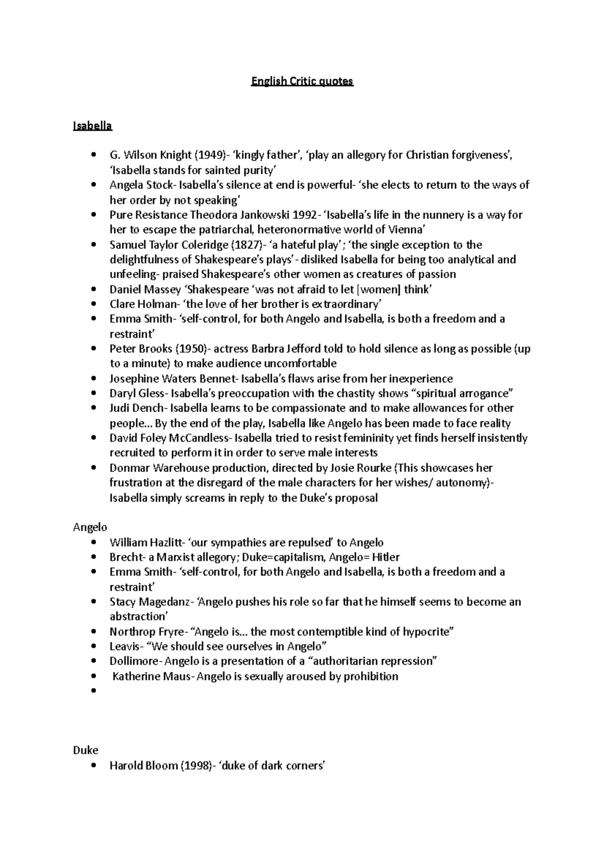 English Critic quotes - English Critic quotes Isabella G. Wilson Knight ...