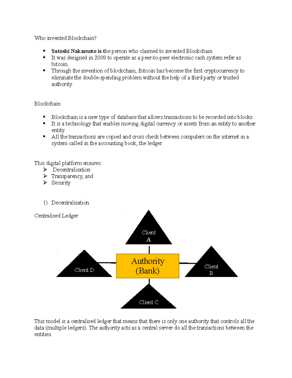 Blockchain - Who invented Blockchain? Satoshi Nakamoto is the person ...