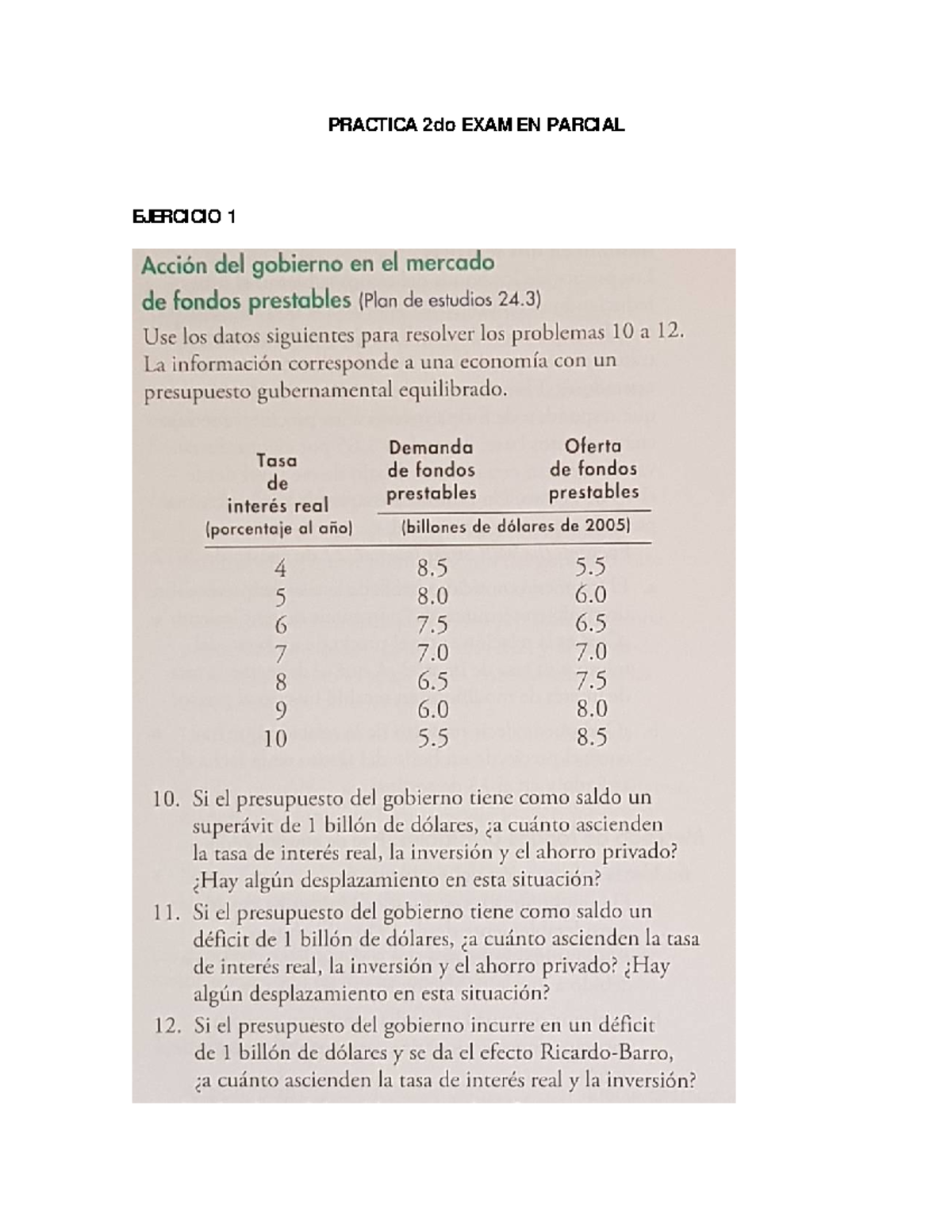 Practica Economía - Estadistica - PRACTICA 2do EXAMEN PARCIAL EJERCICIO 1 EJERCICIO - Studocu
