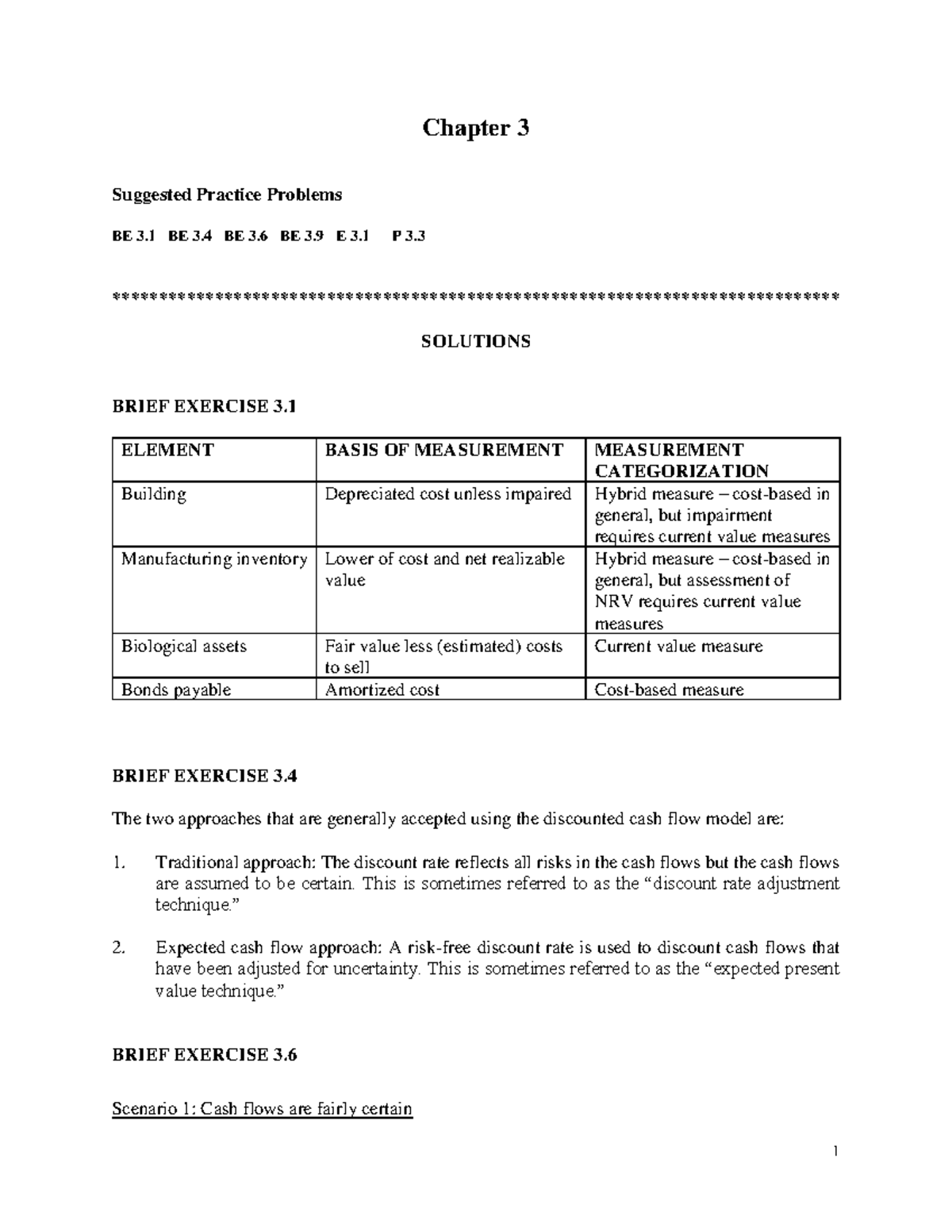Chapter 3 Self Study Questions - Chapter 3 Suggested Practice Problems ...