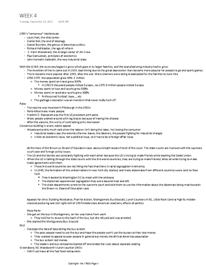 History of the 1960s Term 2 Notes - History of the 1960s Term 2 Notes ...