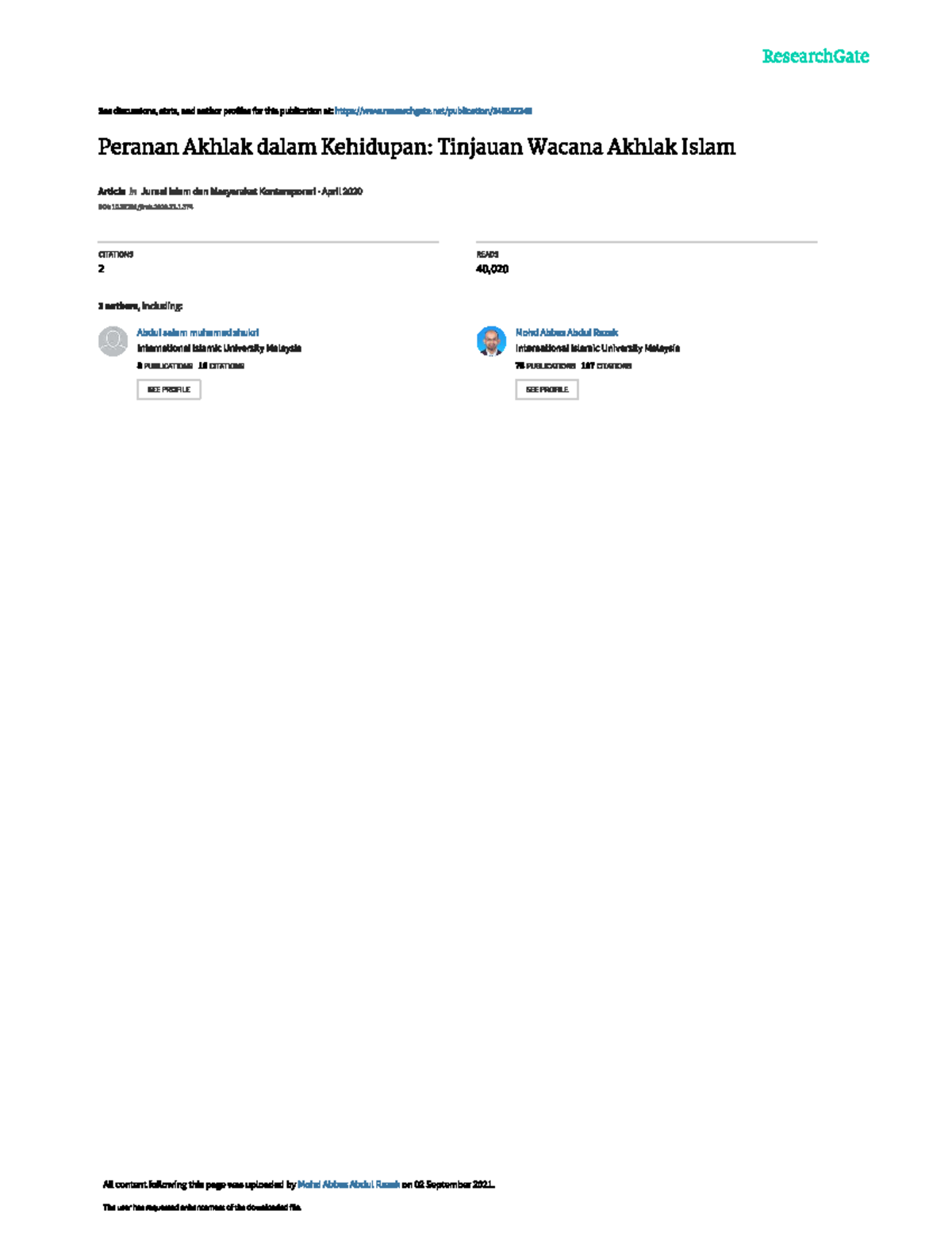 Groupwork - assignment - Prinsip Asas Islam - Studocu