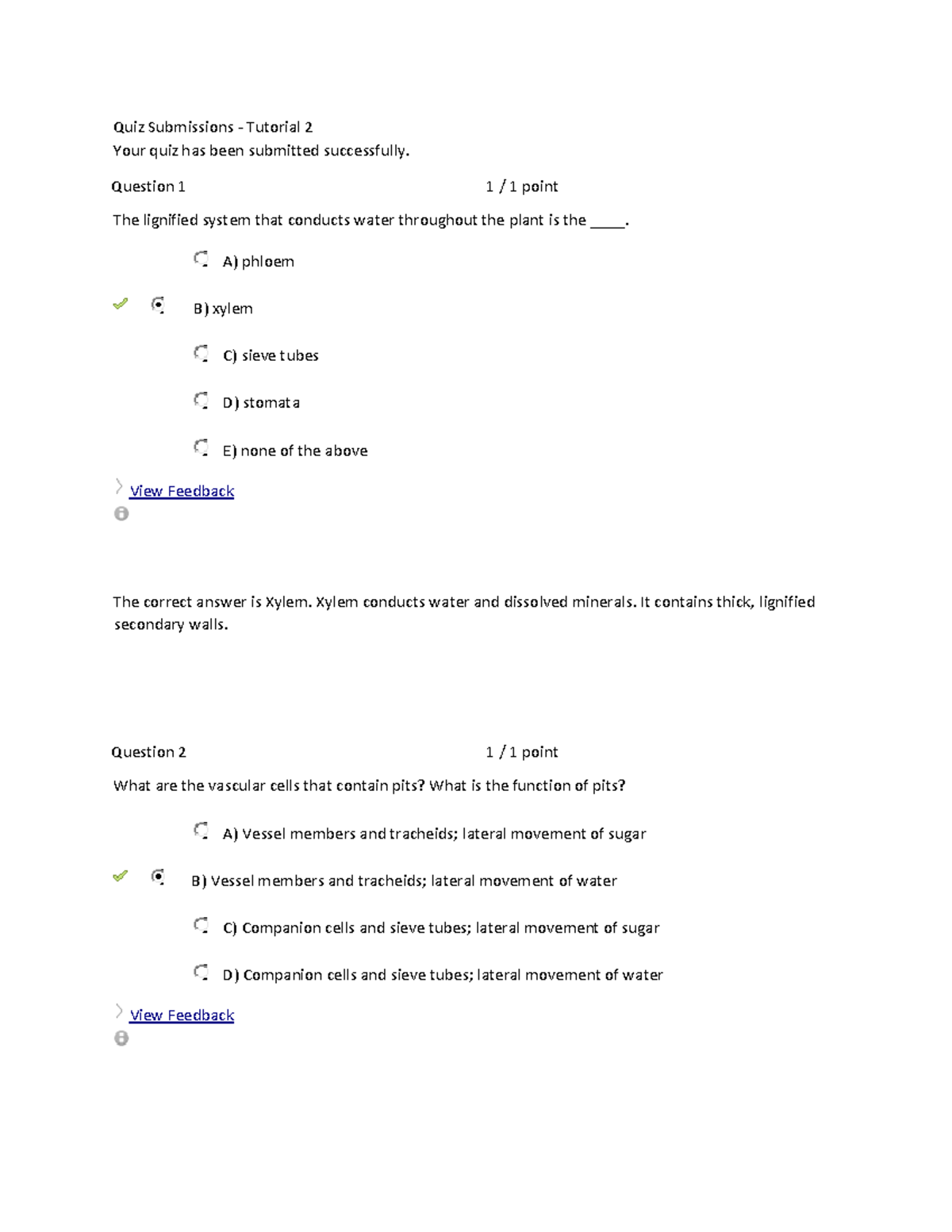 Tutorial 2 - Quiz Submissions - Tutorial 2 Your quiz has been submitted ...