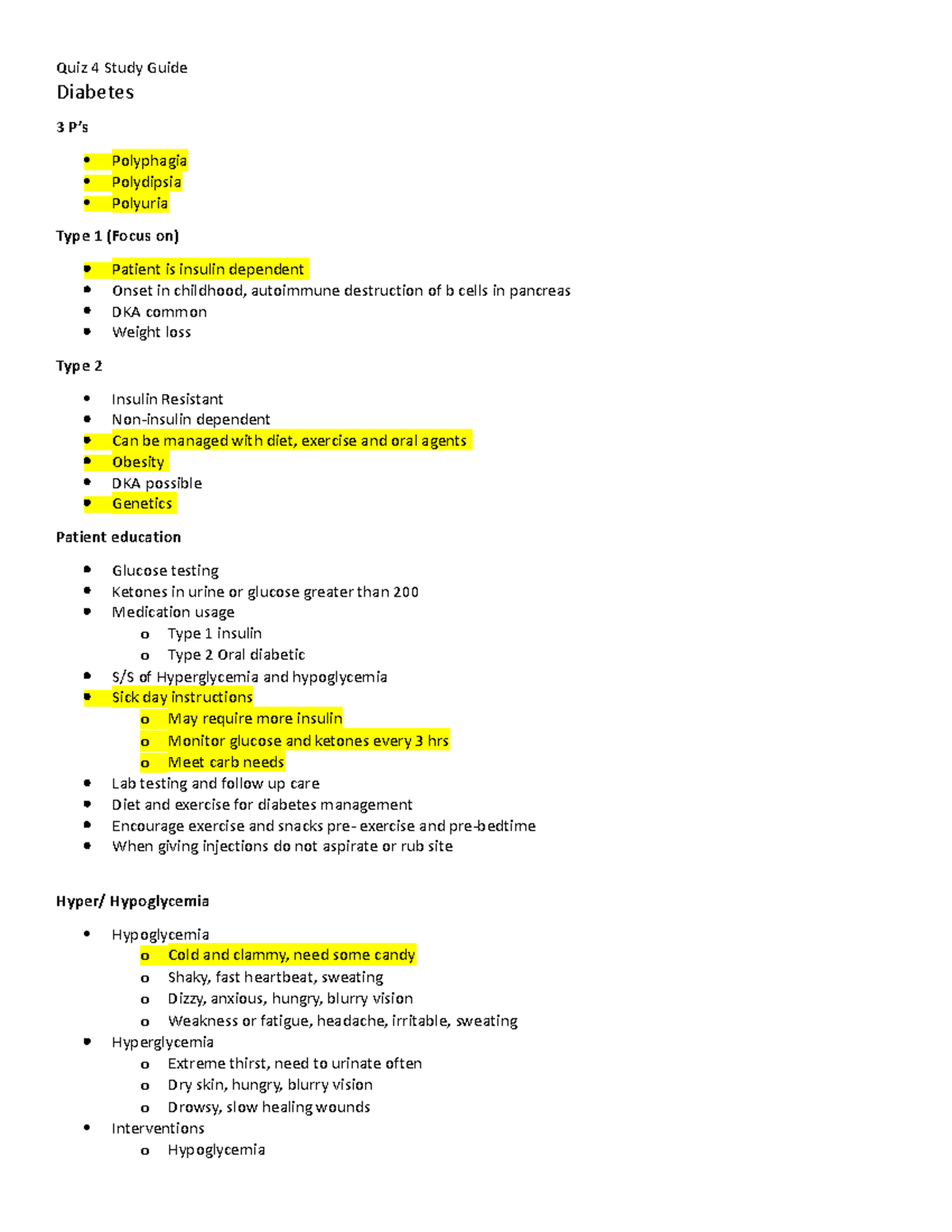 Week 4 study guide - PHRX 5108 - UConn - Studocu