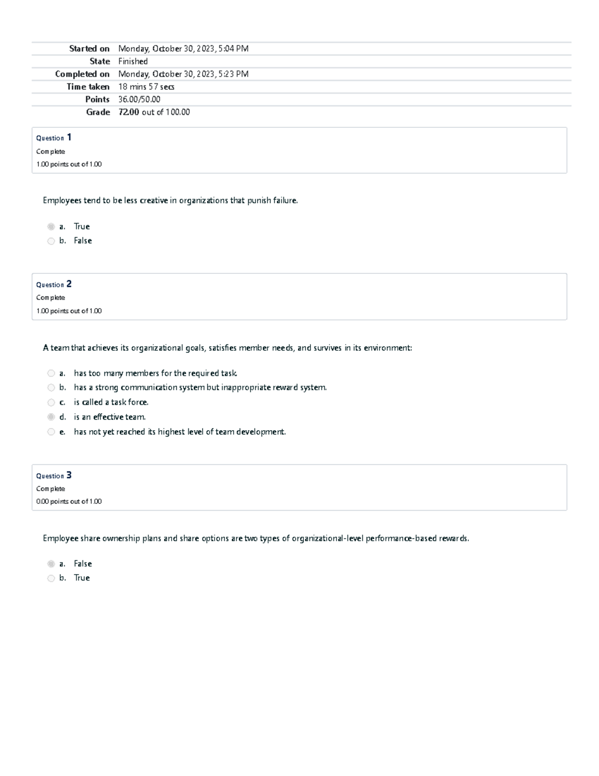 OB II Chapters 6-10 — Practice Attempt 2 - Started on Monday, October ...