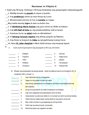 Filipino 6 Module 1Lesson 16 EP16 Sy Alvin - FILIPINO 6 MELC for ...