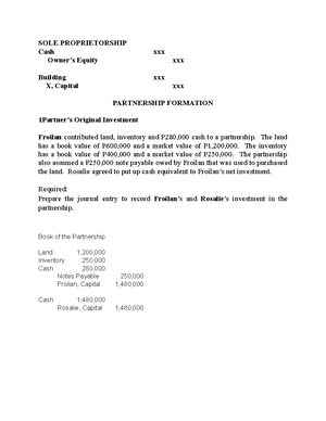 Sample FS Notes Under PFRS FOR SME - COMPANY XYZ Notes to Financial ...