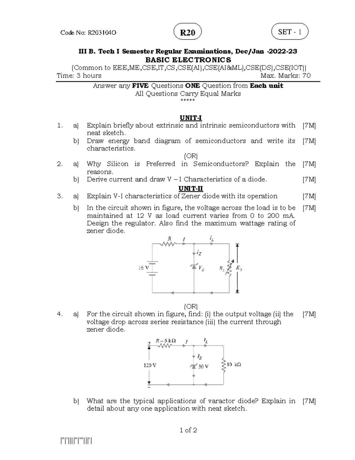 Basic Electronics JAN 2023 - - Studocu