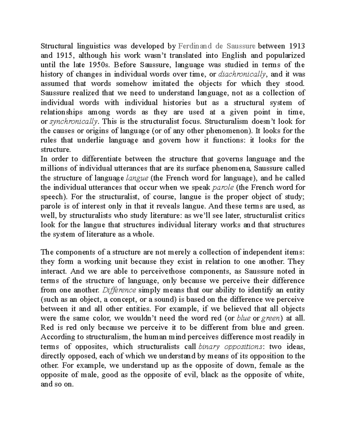 Structural Linguistics Was Developed By Before Saussure Language Was structural-linguistics-was-developed-by-before-saussure-language-was
