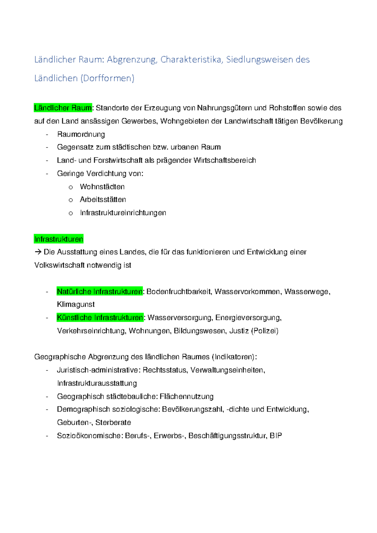 Ländliche Raum - Ländliche Raum - Ländlicher Raum: Abgrenzung ...