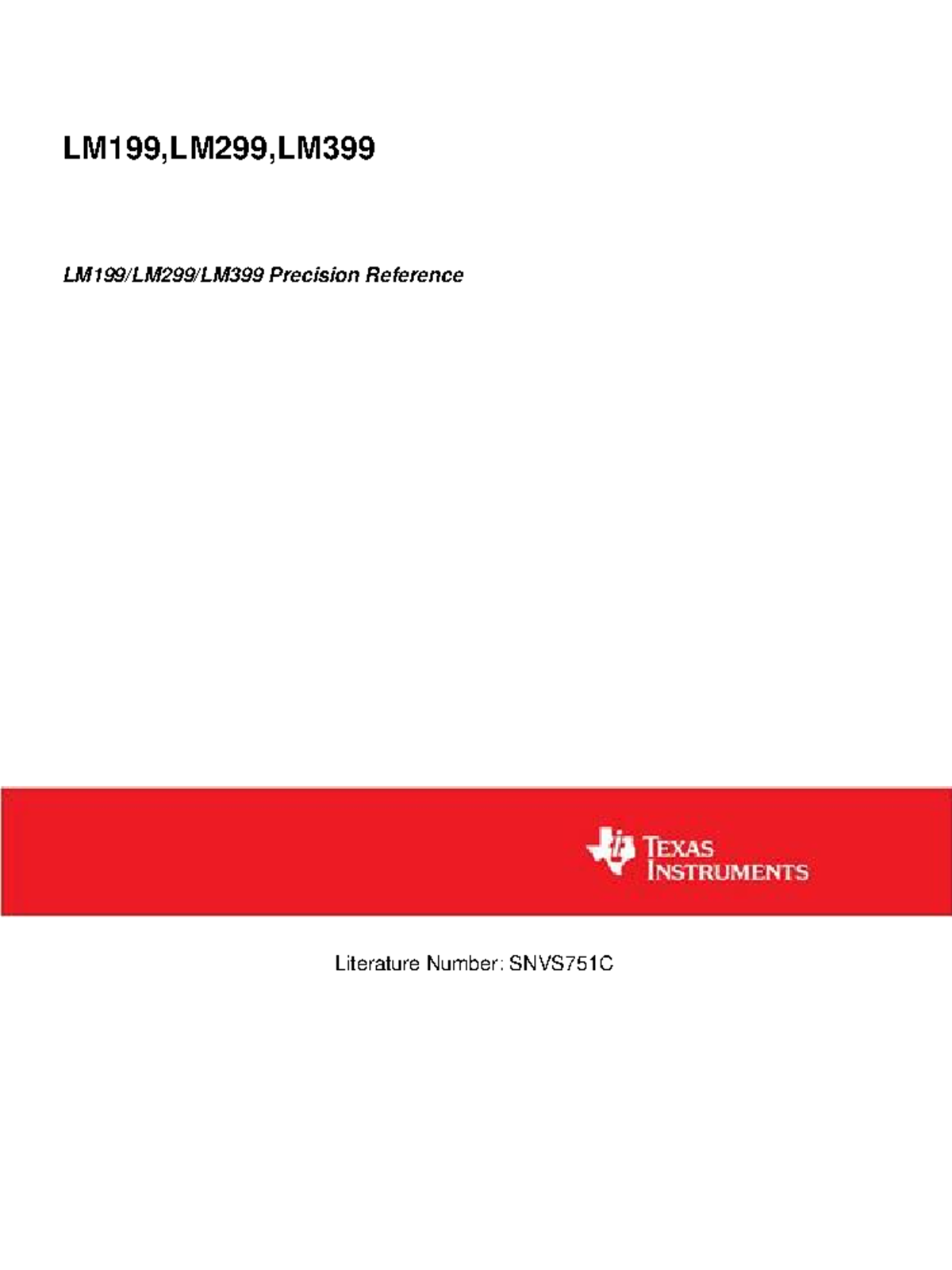 02 - Hoja de características LM399 - LM199,LM299,LM LM199/LM299/LM399 ...