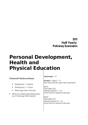 Assessment 1 Template with instructions - EMR408 PDHPE CURRICULUM AND ...
