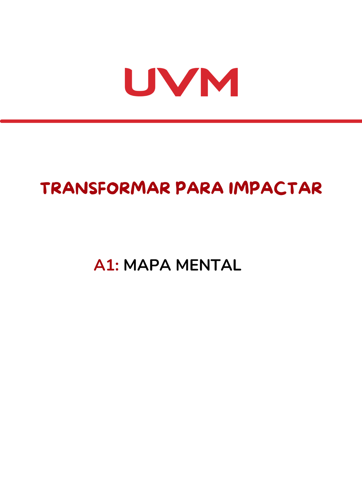 A1 - TRANSFORMAR PARA IMPACTAR A1: MAPA MENTAL DISRUPTIVA aquella tecnología que provoca un ...