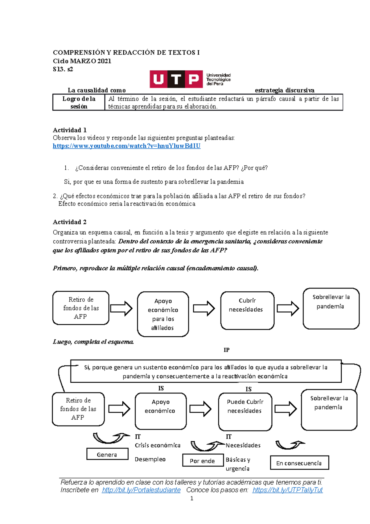 Semana 13 seccion 2 grupo 3 del la semana - COMPRENSIÓN Y REDACCIÓN DE ...