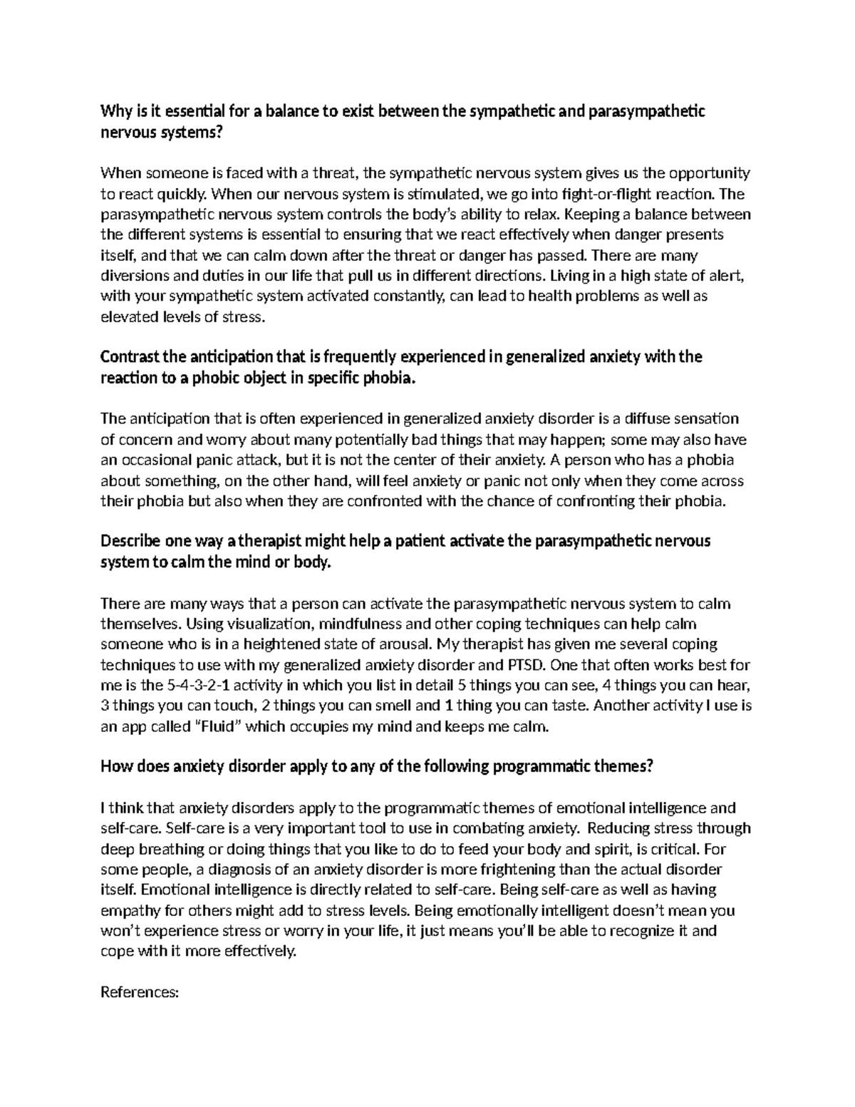 Module 3 discussion - Why is it essential for a balance to exist ...