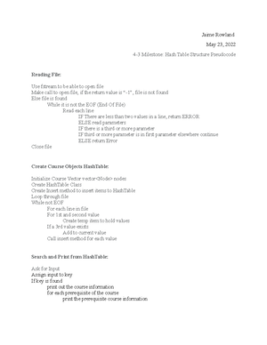 Linked List Reflection Pseudocode - Courtney Horner CS 3-2 Assignment 22EW 5/29/ LinkedList ...