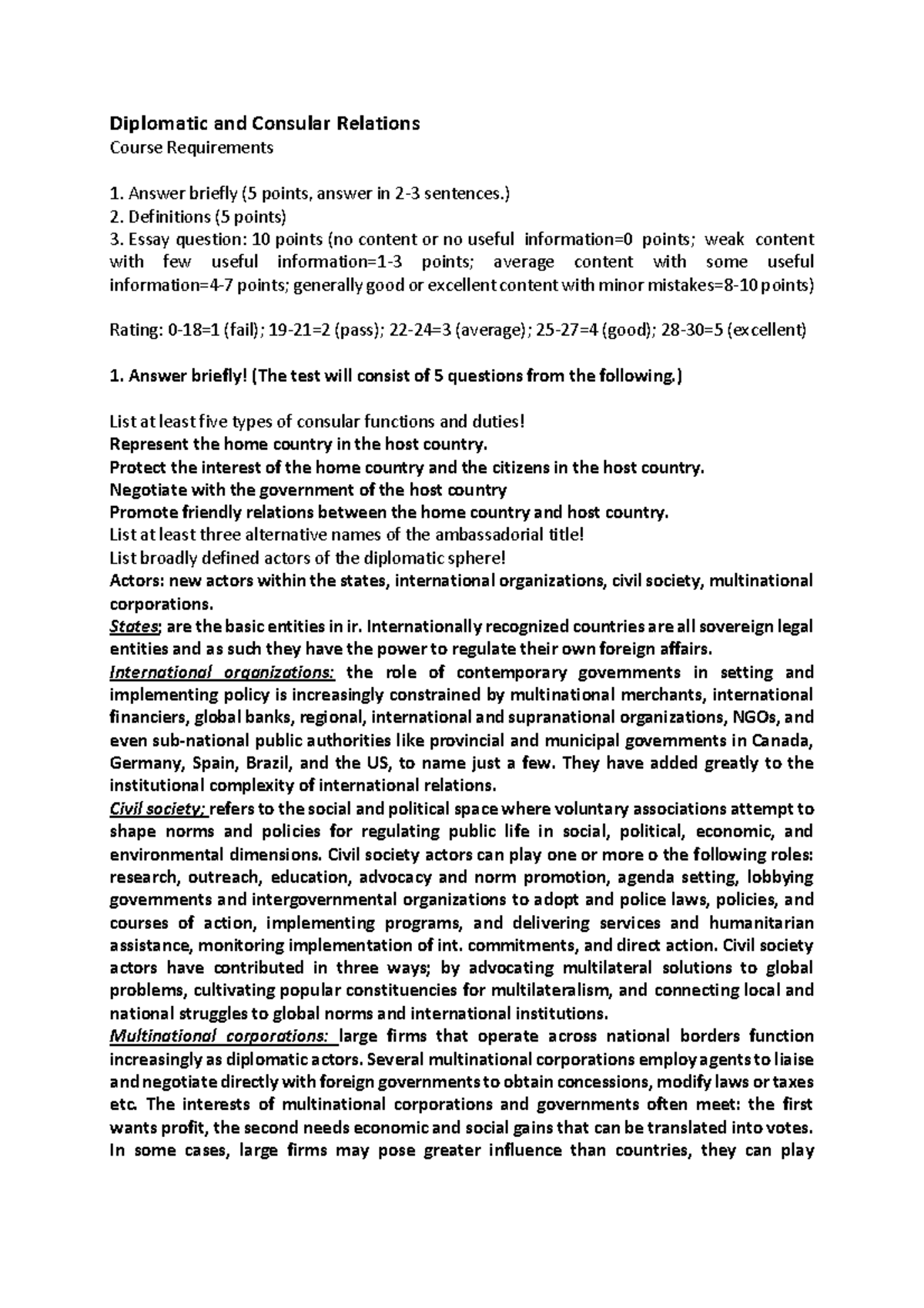 Diplomatic and Consular Relations GUIDE - Diplomatic and Consular ...