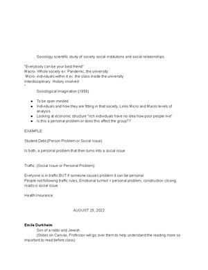 Sociology 1310 Exam 3 study guide - Sociology 1310 Exam 3 study guide ...