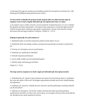 Final Project Milestone 3 HRM - Jessica Hendon SNHU HRM 1/24/ Final ...