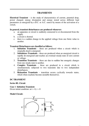 Distribution System AND Substation Design- Distribution Lines (lecture) - NVSU - Studocu