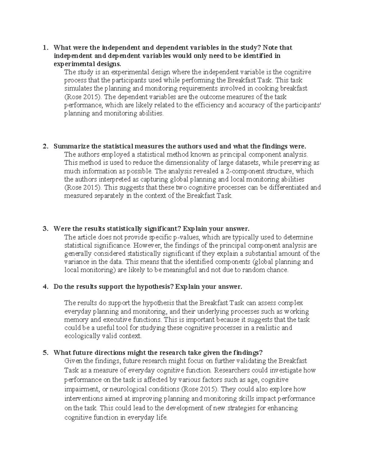 Dis 7 - Dis 7 - What were the independent and dependent variables in ...