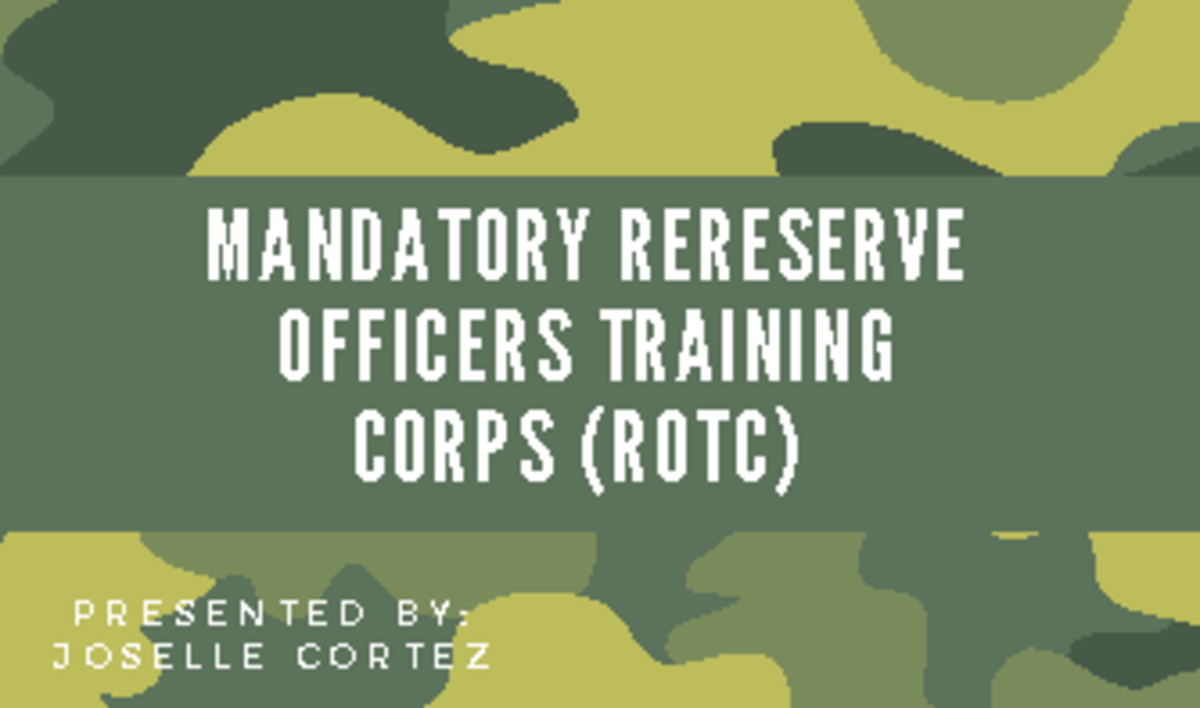 Mandatory ROTC - opinions - MANDATORY RERESERVE OFFICERS TRAINING CORPS (ROTC) P R E S E N T E D ...