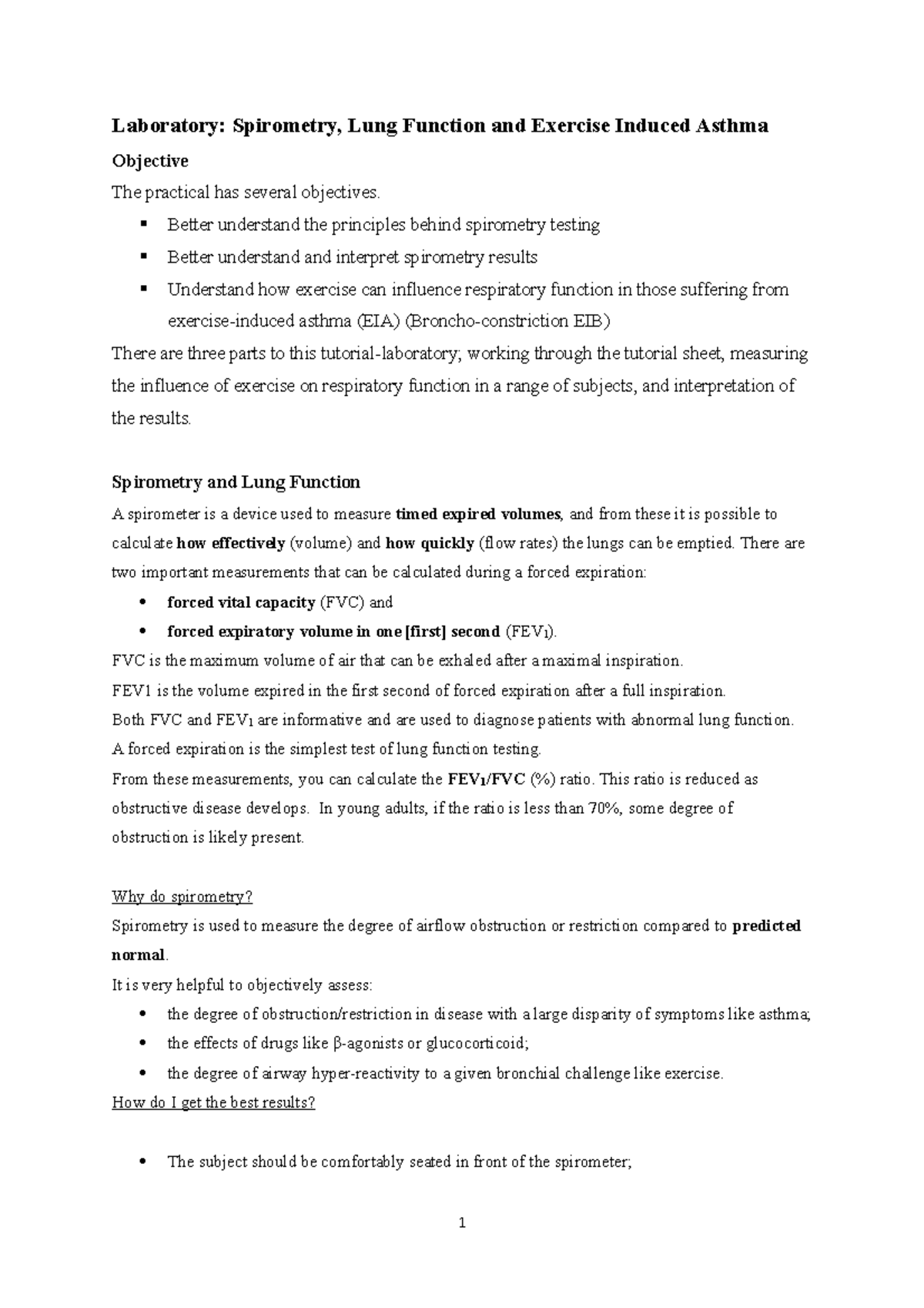 Spirometry tutorial - Exercise Induced Bronchoconstriction-1 ...