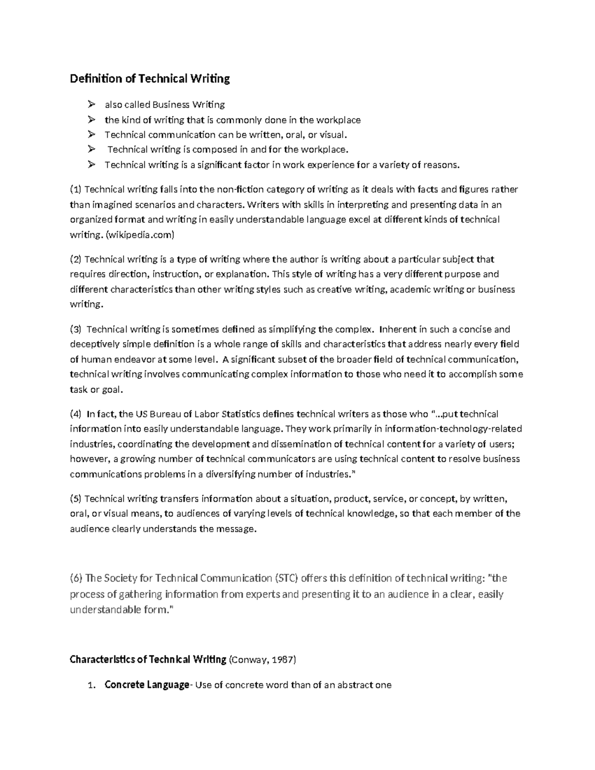 330262543 Definition of Technical Writing - Definition of Technical ...