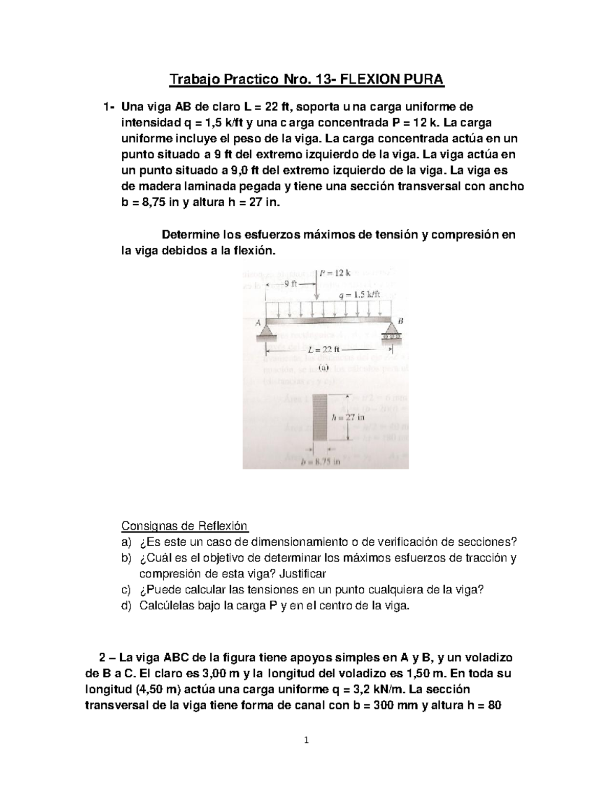 TP Ndeg 13 Indus 2011 - Flexion PURA - Trabajo Practico Nro. 13 ...
