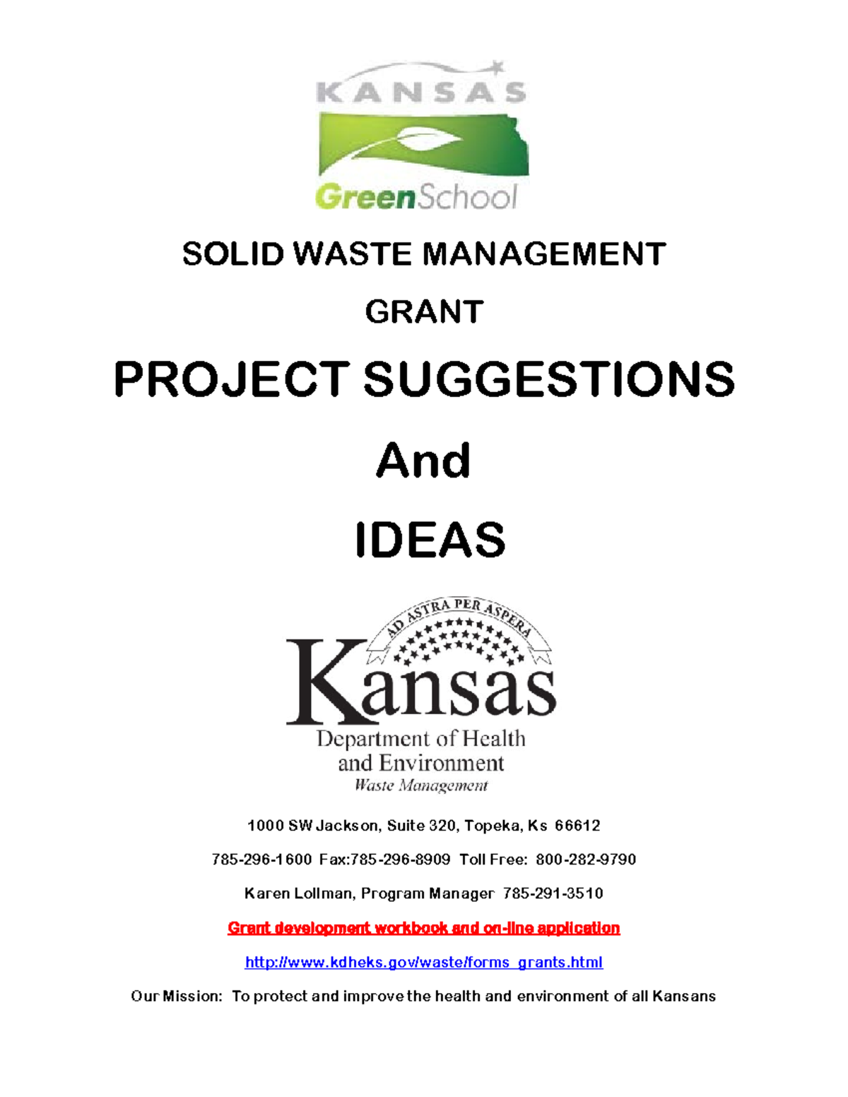 Green School Proj Ideas-Activities - SOLID WASTE MANAGEMENT GRANT ...