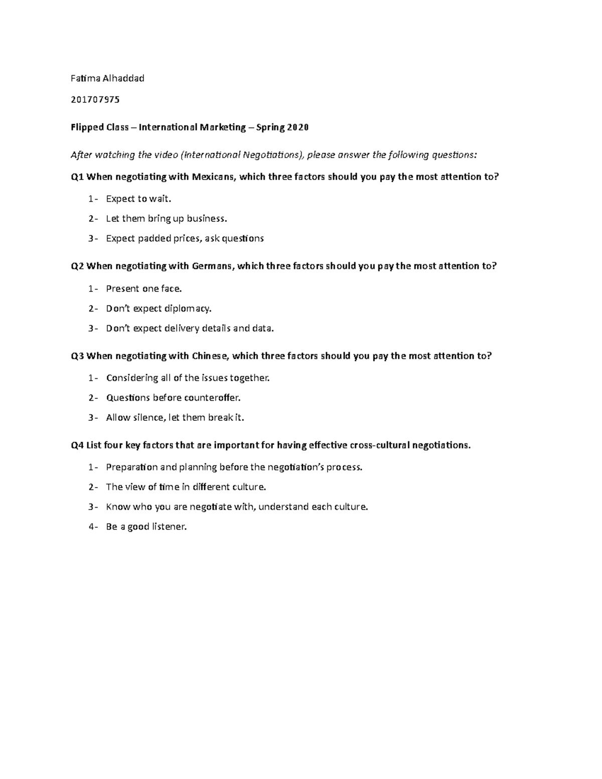 The completed activity sheet for flipped class 5 - Faima Alhaddad ...