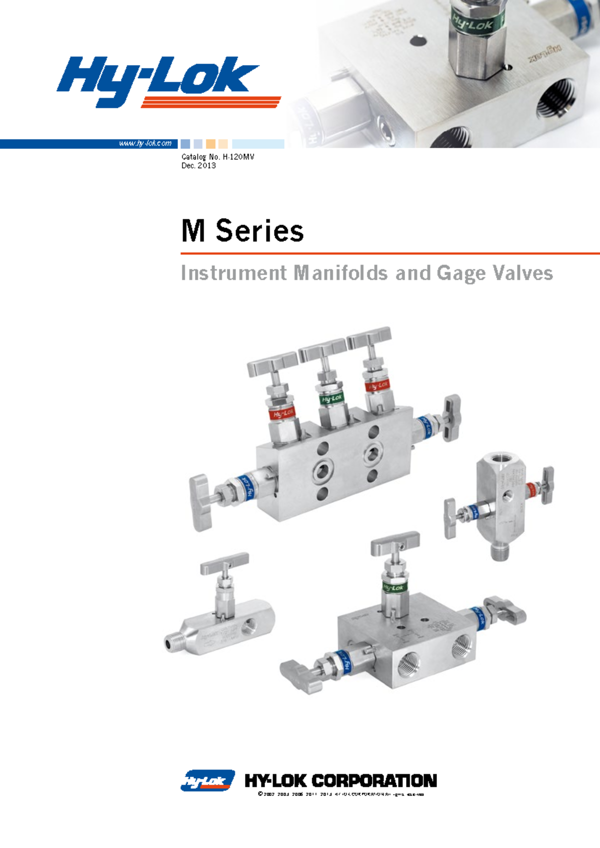 H 120MV E 2013 12 - Instrument Manifolds and Gage Valves - M Series ...