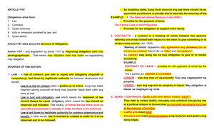 Obligations with a Period - OBLIGATIONS WITH A PERIOD • OBLIGATION WITH ...