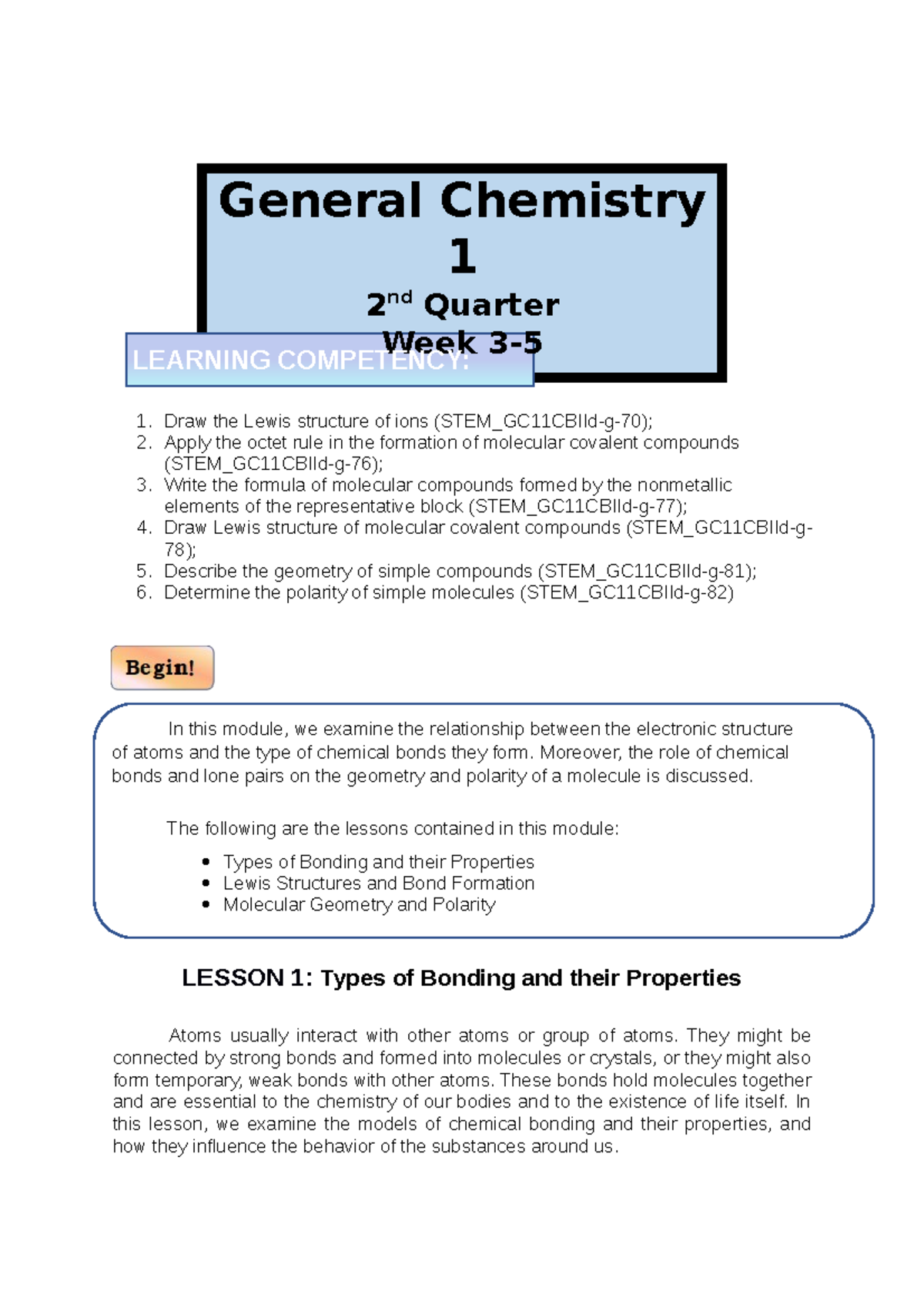 2 3 5 Gen Chem - chemistry - Draw the Lewis structure of ions (STEM ...
