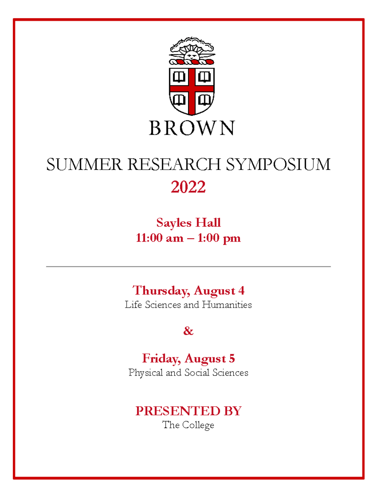 2022 Final UTRA Summer Symposium 0 - SUMMER RESEARCH SYMPOSIUM 2022 ...