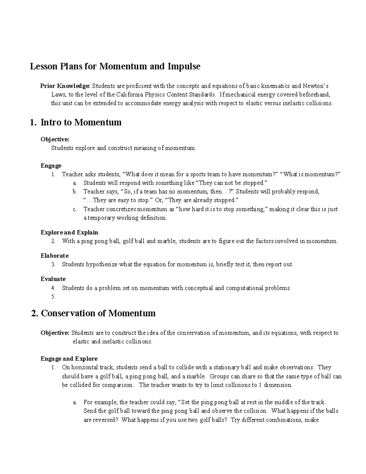 Two bit circus high school physics momentum and impulse egg drop 4 ...