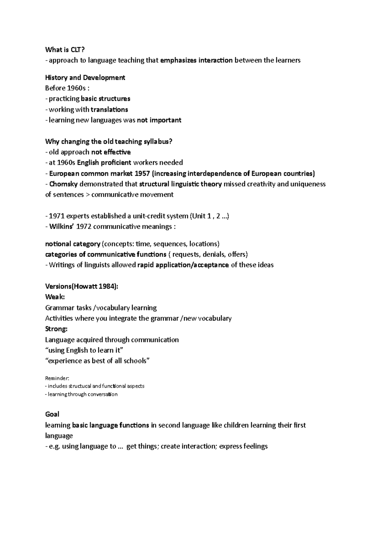 Communicative Language Teaching - What is CLT? approach to language ...