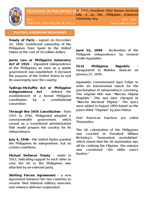 The Philippines Historical Overview - Source: History of the Spanish ...