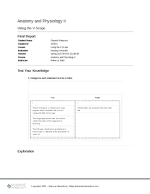 Unit 3 Lab Assignment - Unit 3 Lab: Immunity and Lymphatic System Assignment Demonstrate: Immune ...
