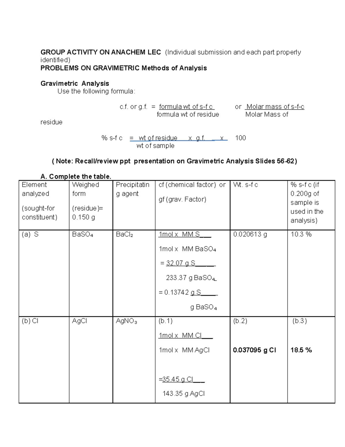 Anachem-Lec-M5 Activity 3- LEC - GROUP ACTIVITY ON ANACHEM LEC ...