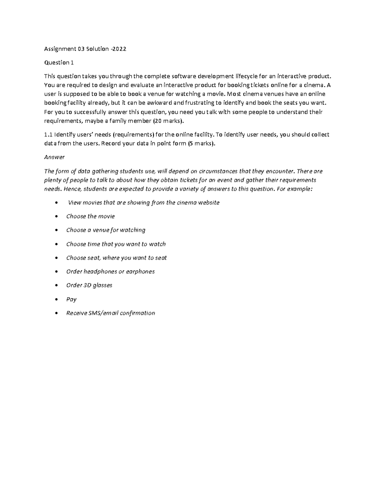 Assignment 03 Solution - Assignment 03 Solution - 2022 Question 1 This question takes you ...