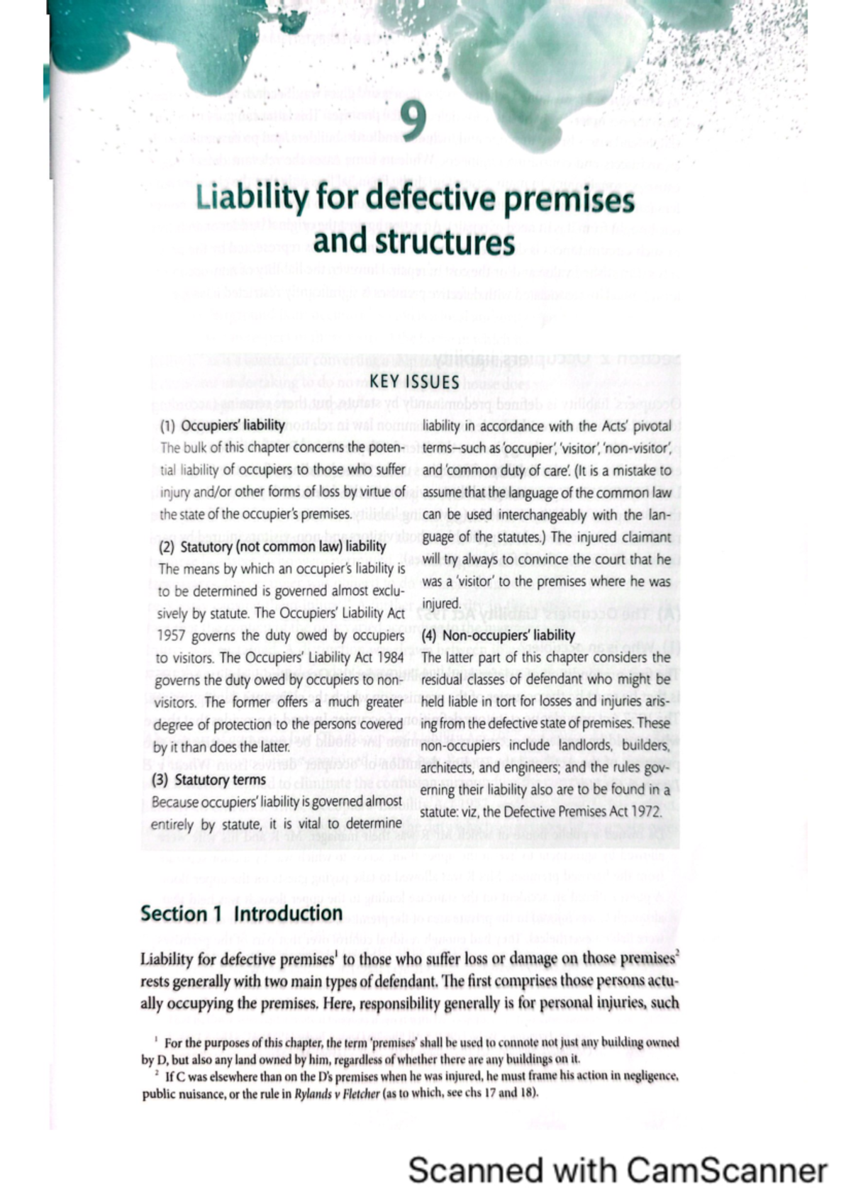 Street on torts - Law of Tort I - Studocu