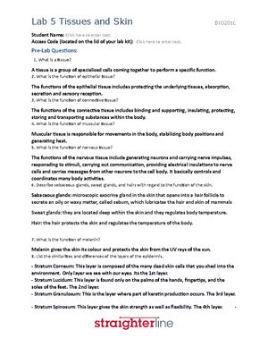 Lab 10 - Cell Structure and Function-1 - Lab 10 – Cell Structure and ...