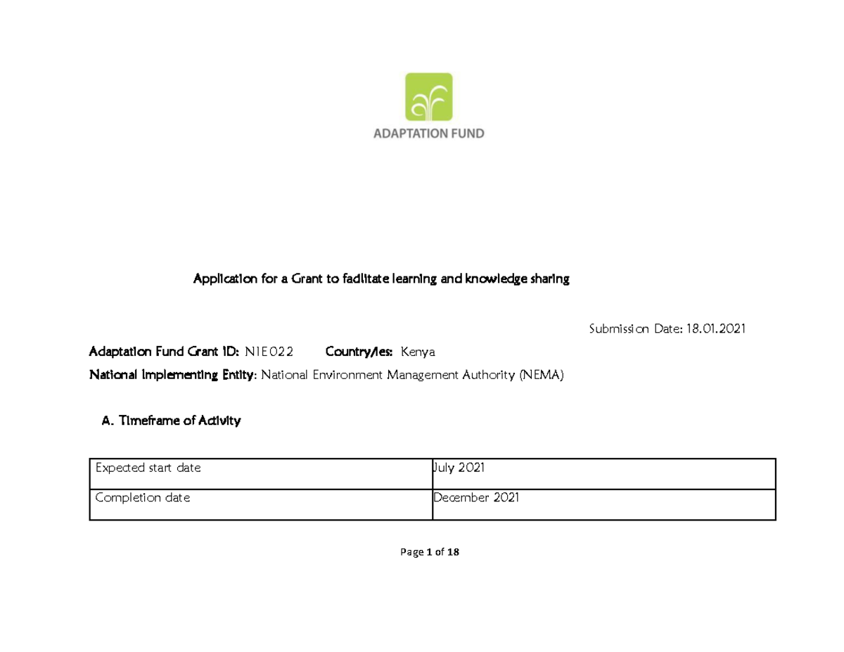 Learning Grant Application Revised 17th February 2021 Changes Version ...