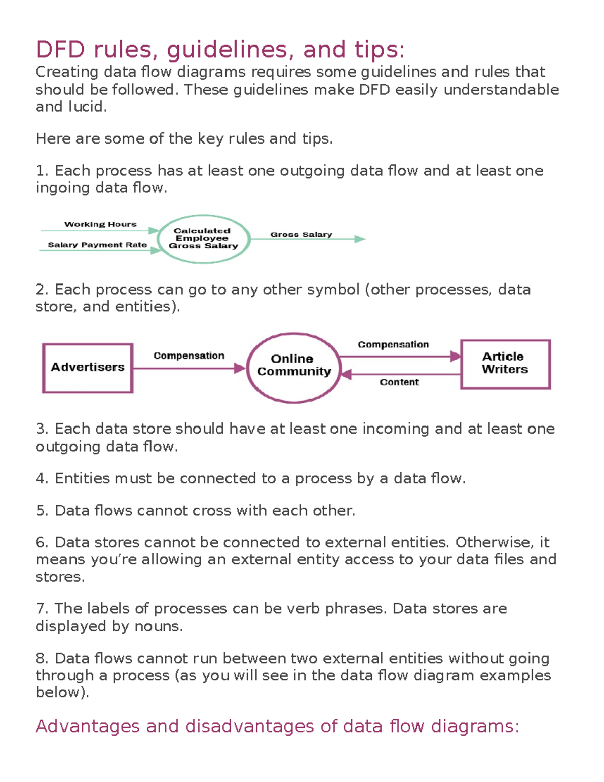 DFD rules - notes for everyone - DFD rules, guidelines, and tips ...