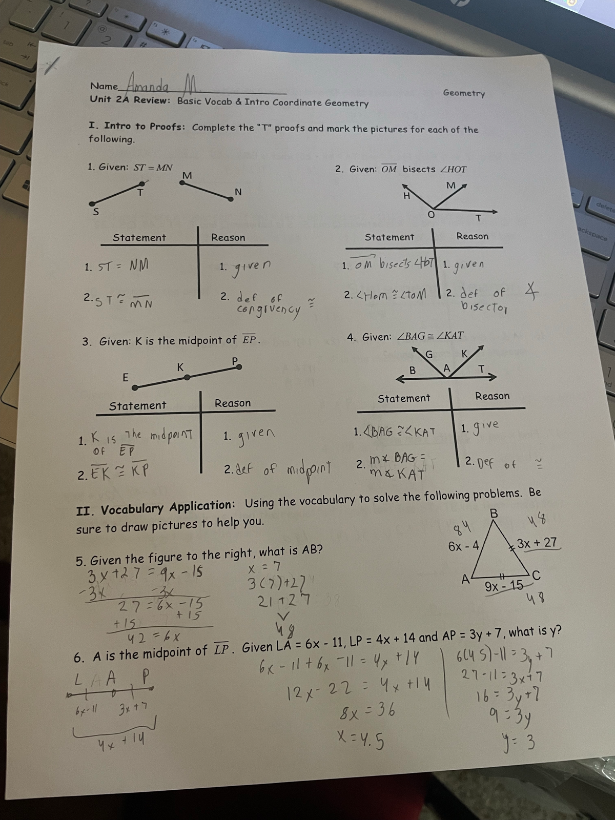 IMG 7237 - geometry final test review - Studocu