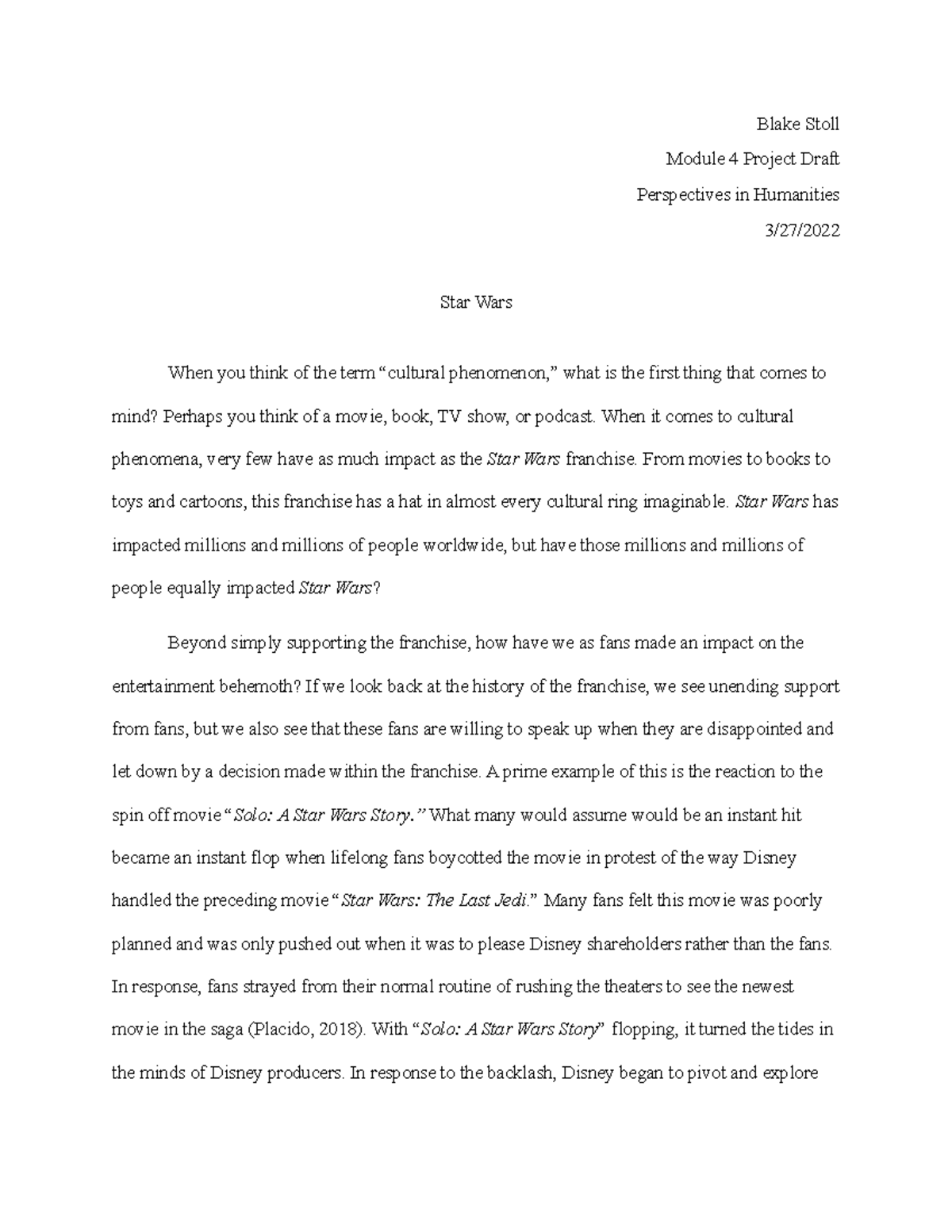 Module 4 Assignment - Stoll - Blake Stoll Module 4 Project Draft ...